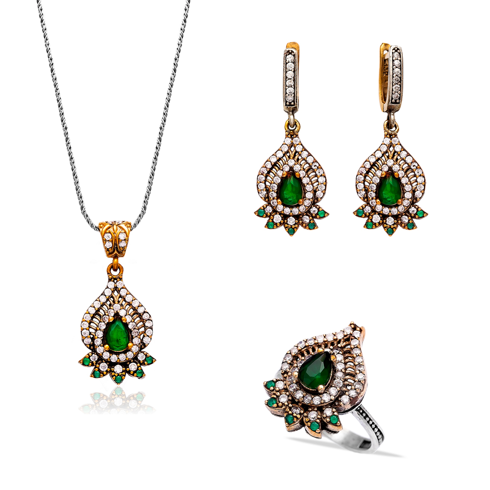 Authentic Handcrafted Wholesale Turkish Silver Set